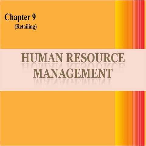 Chap. 9. Retailing | PPT