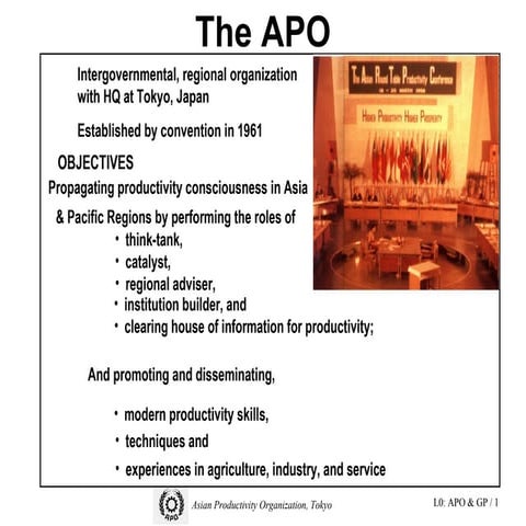 APO Green Productivity - Chapter Presentation | PPT