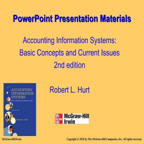 Accounting Information Systems Basic Concept Ppt