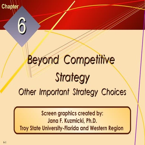 Beyond competetive strategy | PPT