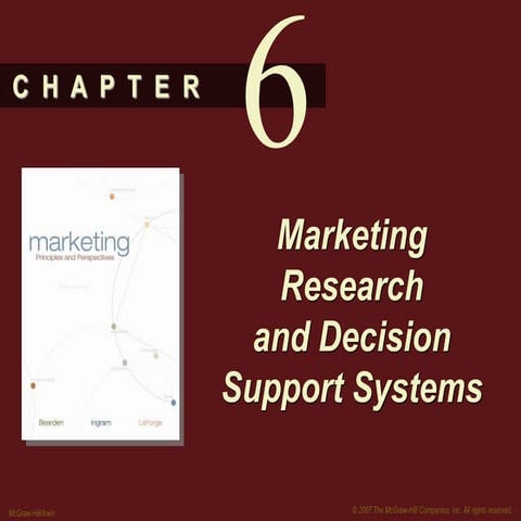 Chap006 marketing research and decision support systems | PPT