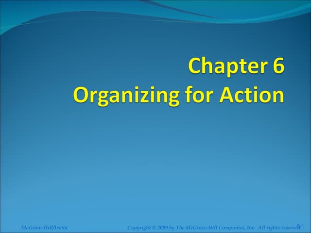 Chapter 4: ORGANIZATION AND MANAGEMENT- ORGANIZING | PPT