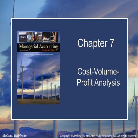 Cost Volume PRofit Analysis dosyası chap007.ppt