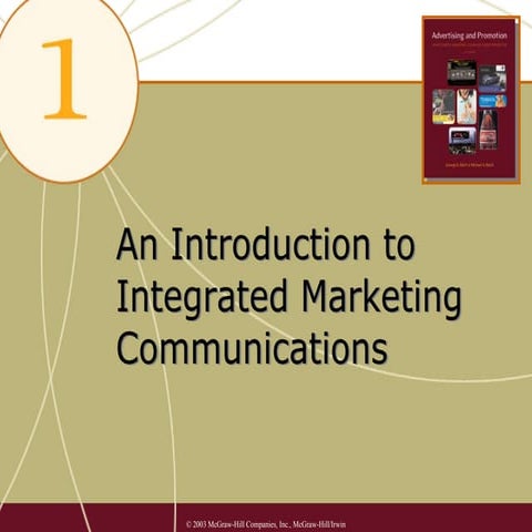 Chap01 An Introduction To Integrated Marketing Communications | PDF
