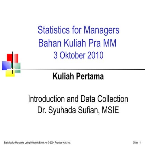 Introduction and Data Collection | PPT