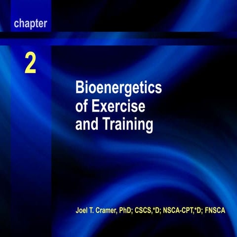 Bioenergetics of Exercise | PPT