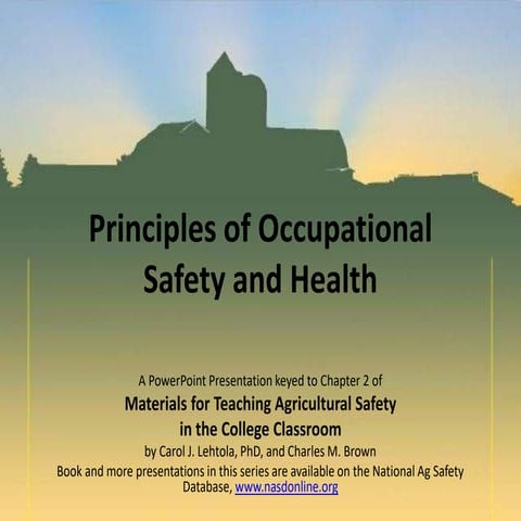 OSH is a function of management.There needs to be a plan for buy-in to ...