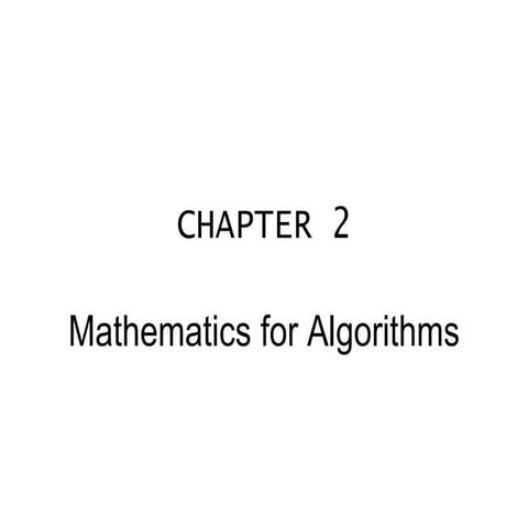 Chap02alg | PPT