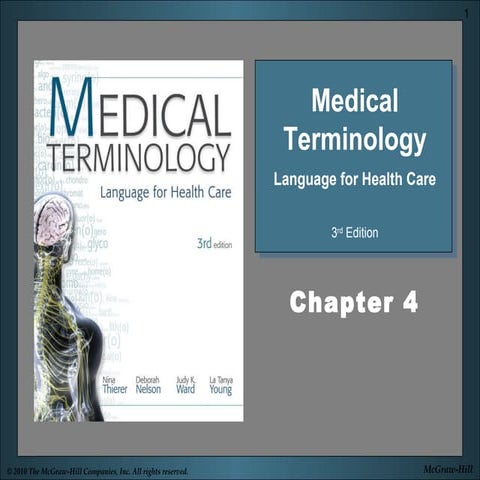 Medical Terminology Chapter 4 | PPT