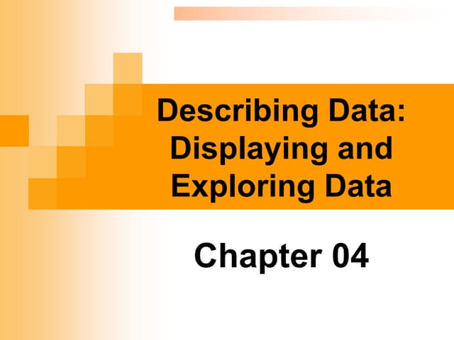 Chap 04 Describing Datadisplaying And Exploring Datapdf 4367