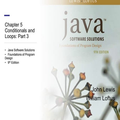 Java Chapter 05 Conditions And Loops Part 3 Ppt 