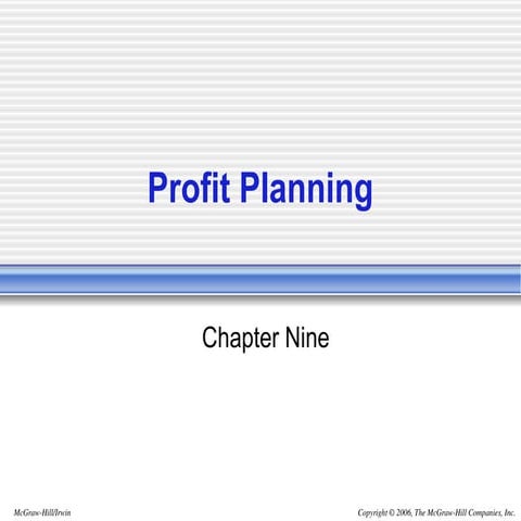 Budgeting and profit planning chap09notes.ppt