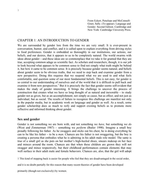 Sex And Gender Pdf
