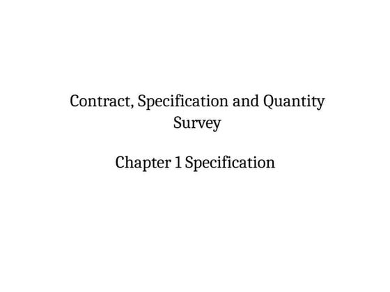 estimating and costing specification ppt -.pptx