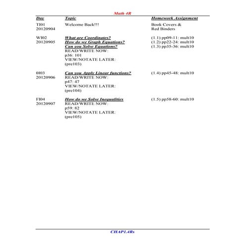 PreCalculus Chapter 5: Exponentials and Logarithms! | PDF