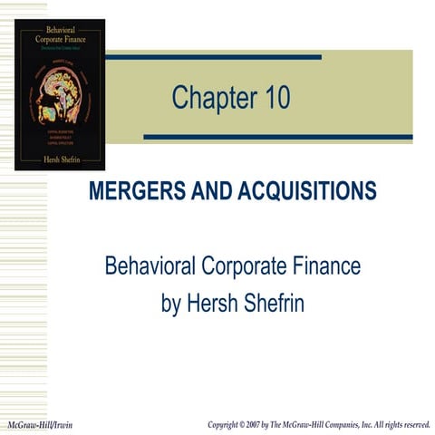 Chap10(1).ppt mergers and acquisitions and | PPT