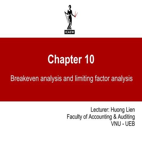 Chap10_Breakeven icaew cfab de cuong hoc cua ueb | PDF