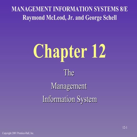 Chap12 | PPT | Business | Business and Finance