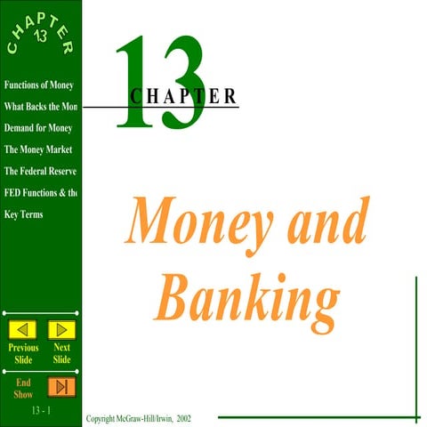 Chap13 Money And Banking | PPT