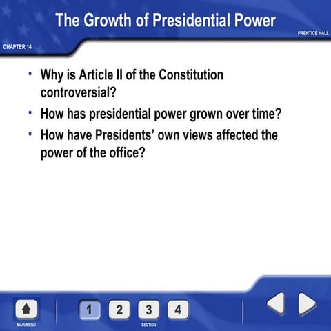 Powers of the president | PPT
