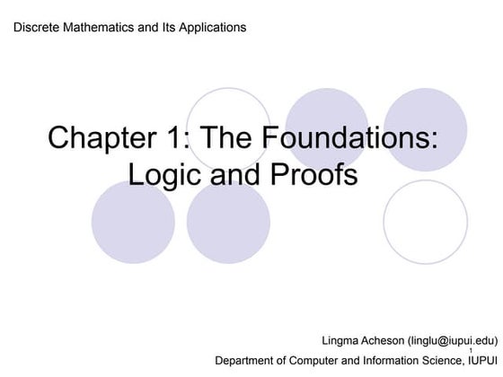 Mathematical Logic - Part 1 | PPT | Physics | Science