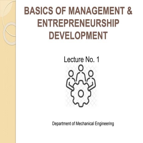 Basic of Management | PDF