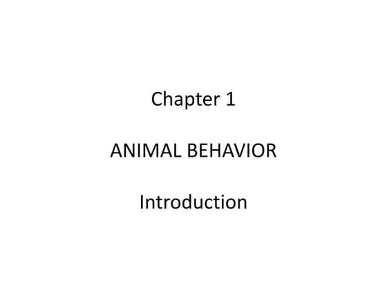 animal behaviours and its types with examples | PPTX