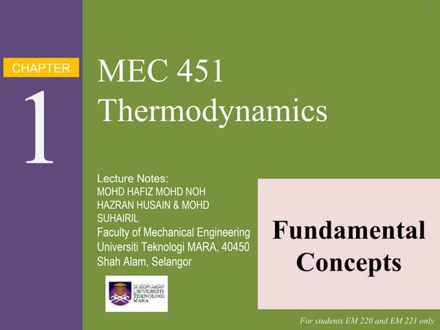 Thermodynamics lecture 3 | PDF