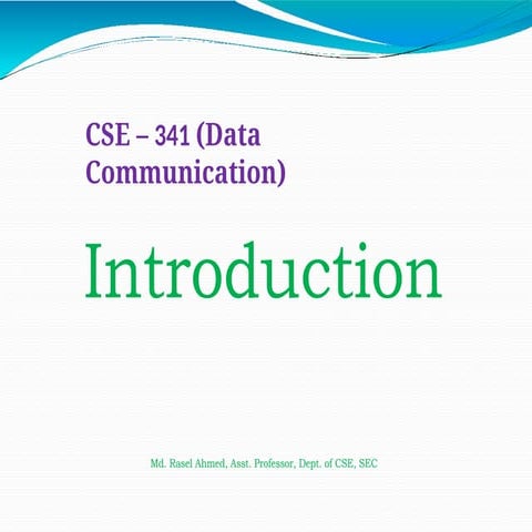 UNIT 1 - Introduction to Data Communication & Computer Networks.pptx