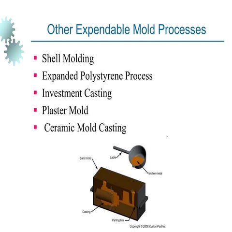 Expendable Mold Processes and Casting Techniques | PPT