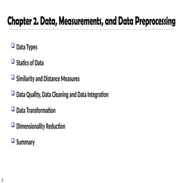 Chap2-Data.pptx. It is all about data in data mining. | PPTX