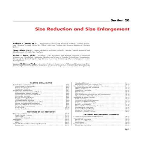 Perry’s Chemical Engineers’ Handbook 7ma Ed Chap 20 | PDF