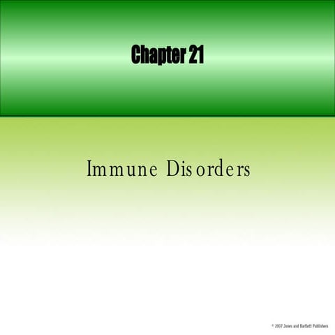 Immune system disorders | PPTX