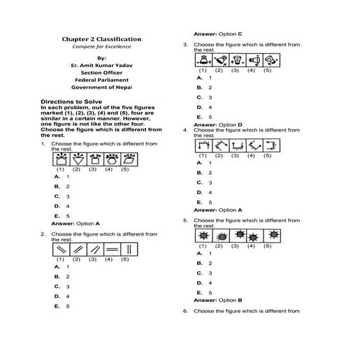 Chap 2 classification | PDF