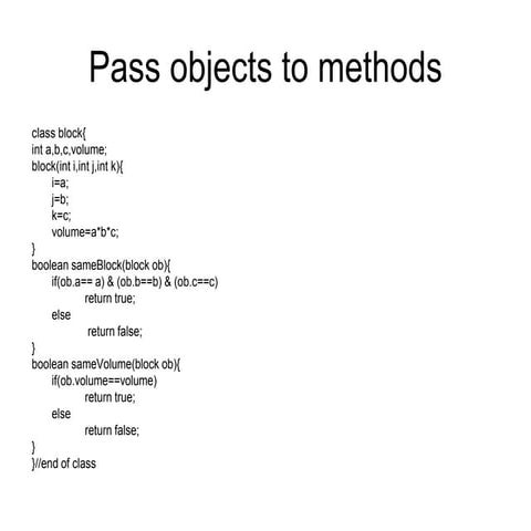 Chap2 Class Objects Contd Ppt