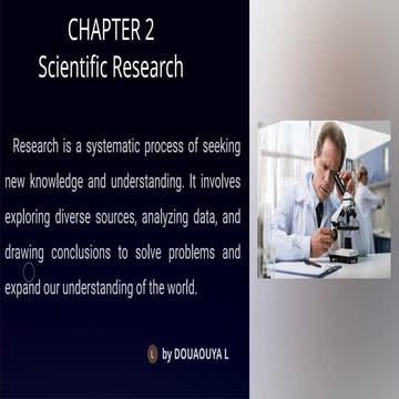 Chapter 2 METHODOLOGY Scientific Research | PPTX