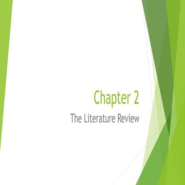 Dissertation Literature Review | PPTX