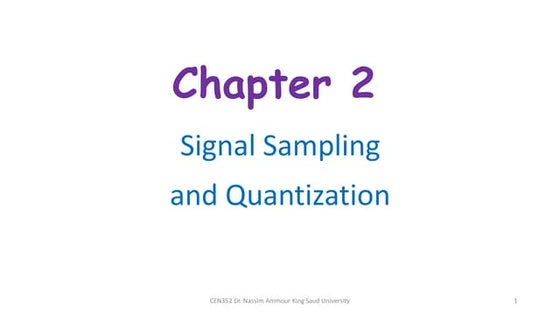 Multirate Digital Signal Processing Ppsx Digital Audio Computer