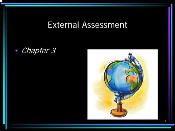Chapter-3 External Assessment in Strategic Management | PPTX