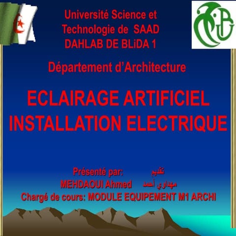 CHAP 3_1 ECLAIRAGE ARTIFICIEL (1).pptx