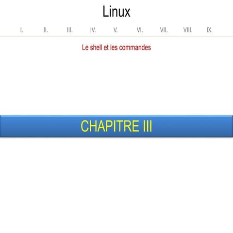 Chap3 Le Shell Et Les Commandesffffffpptx Ppt 2417