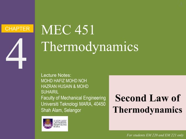 Thermodynamics lecture 3 | PDF