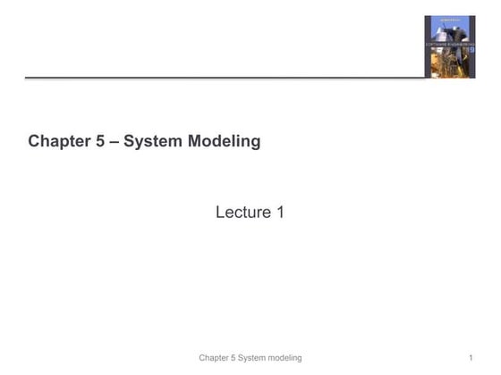 System Modeling | PPT