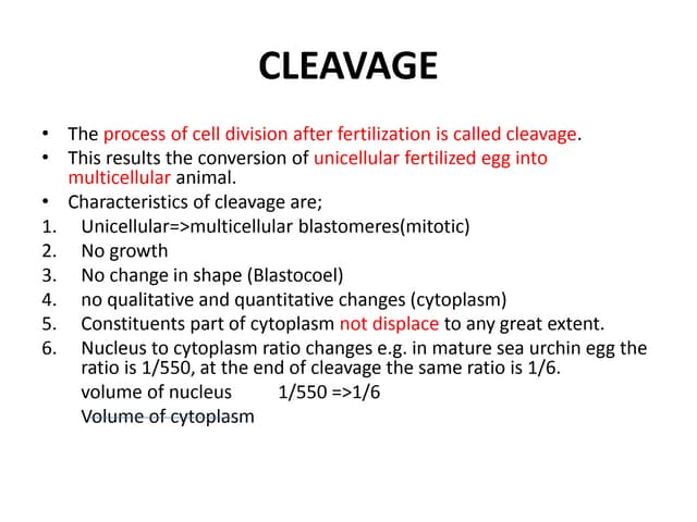 Cleavage, Types of cleavage | PPTX