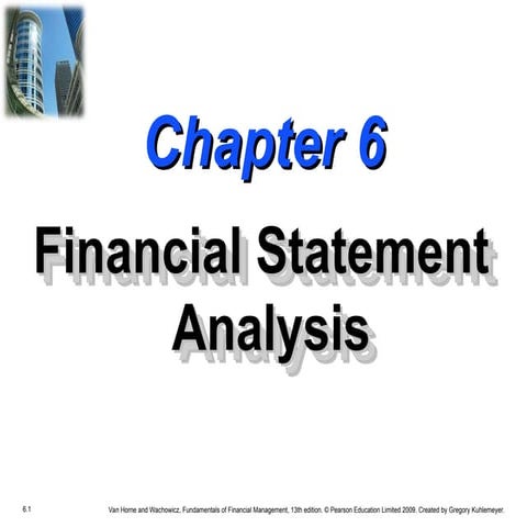 Chapter Six Financial Statement Analysis | PPT