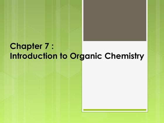Carbon compounds (ppt) | PPT