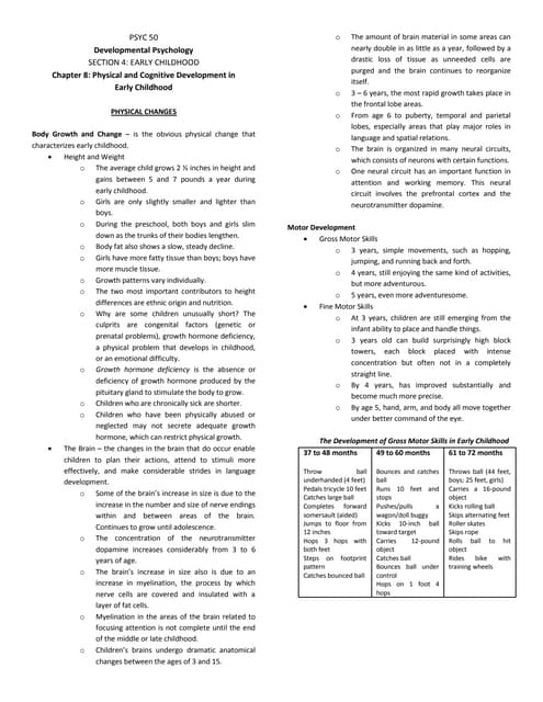 Middle Childhood: Physical Development | PPT