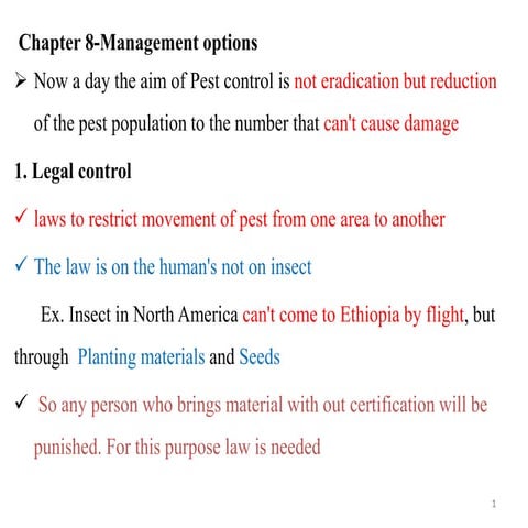 Cultural methods for pest control . pptx | PPTX