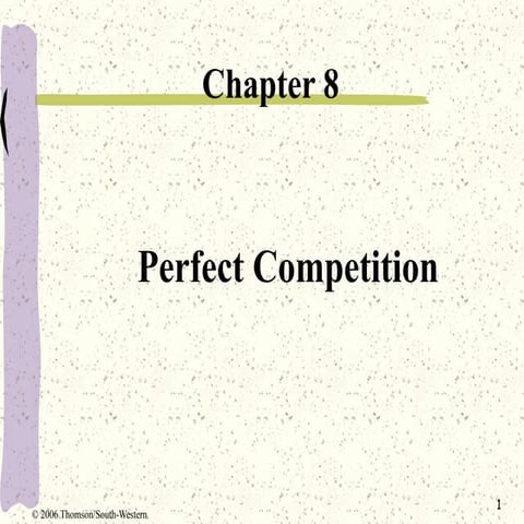 Understanding Perfect Competition: Market Structures and Profit ...