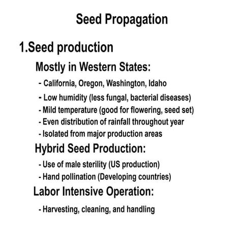 Seed processing, Principles and movement and steps in seed processing ...